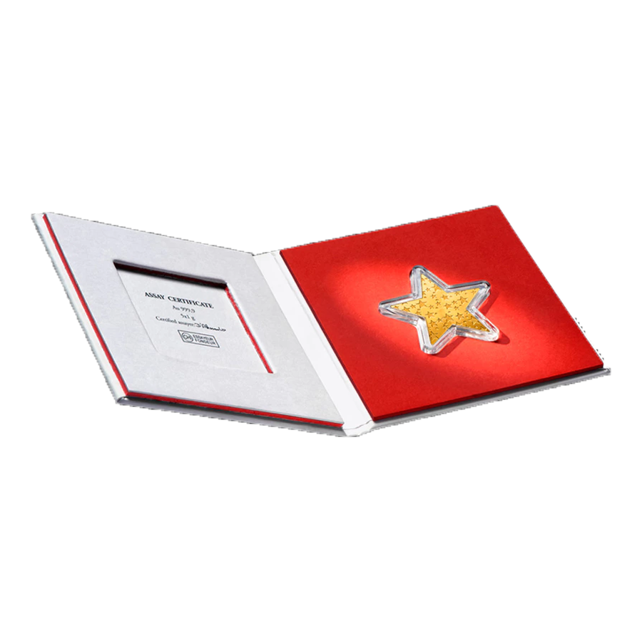 5 x 1 g CombiBar gold bar Shining Stars - 24-hour shipping!